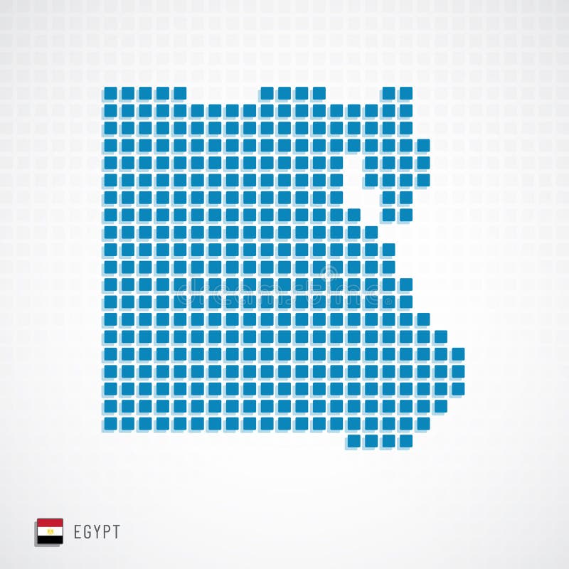 Egypt map and flag icon stock vector. Illustration of geography - 115084657