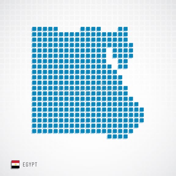 Egypt map and flag icon stock vector. Illustration of geography - 115084657