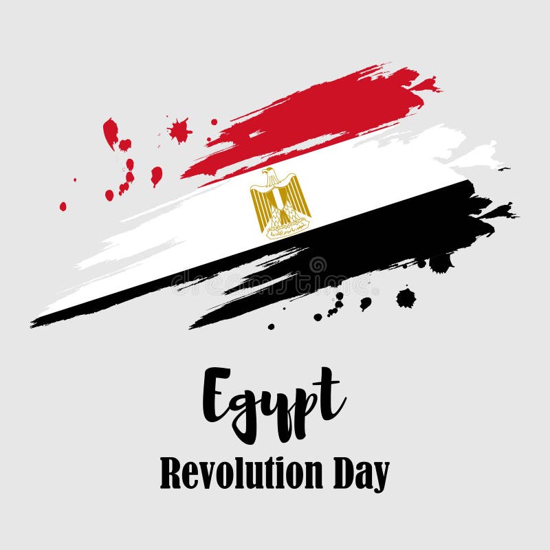 Vector Illustration for Egypt Revolution Day. Stock Vector ...