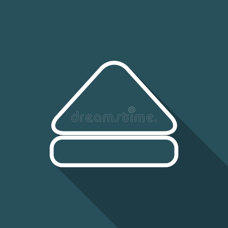 Vector Illustration of Eject Button Icon Stock Vector - Illustration of ...