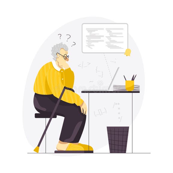 Old Programmer Stock Illustrations – 259 Old Programmer Stock ...