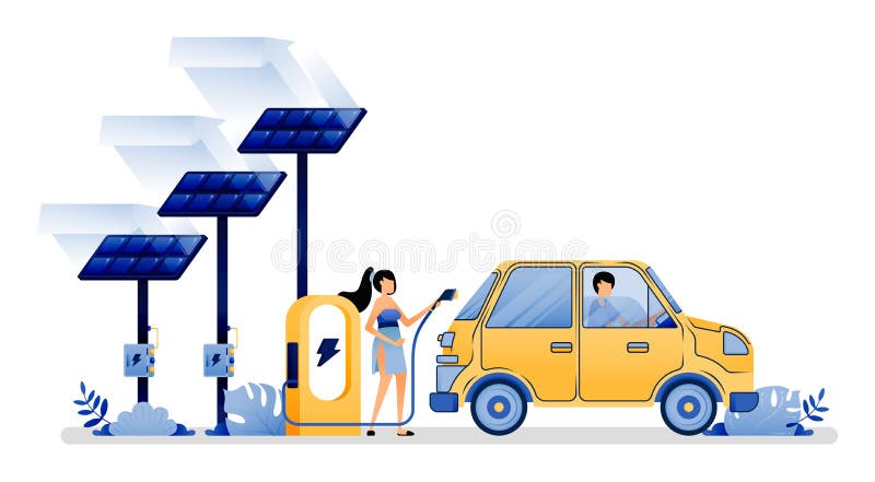 Solar Panel Cars Stock Illustrations – 223 Solar Panel Cars Stock ...