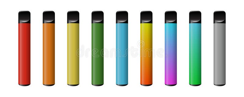 Vector Illustration of Electronic Cigarette Stock Vector - Illustration ...