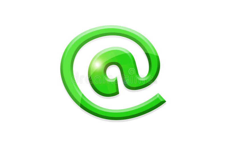 Vector Illustration. Symbol of Green Email Icon Stock Illustration ...