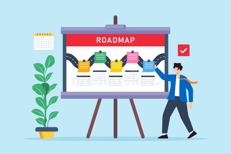 Whiteboard Roadmap Stock Illustrations – 63 Whiteboard Roadmap Stock ...