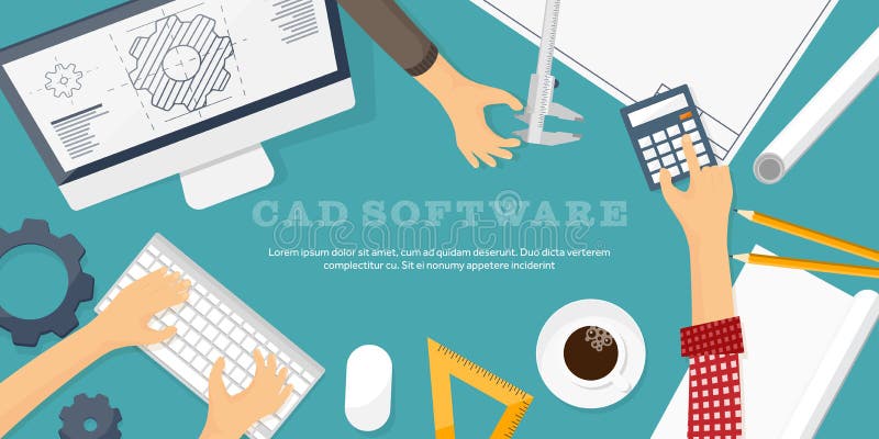 Vector Illustration. Engineering and Architecture. Drawing ...