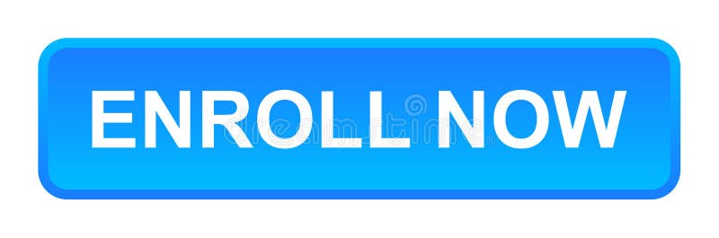 Enroll now button stock vector. Illustration of communication - 121749350