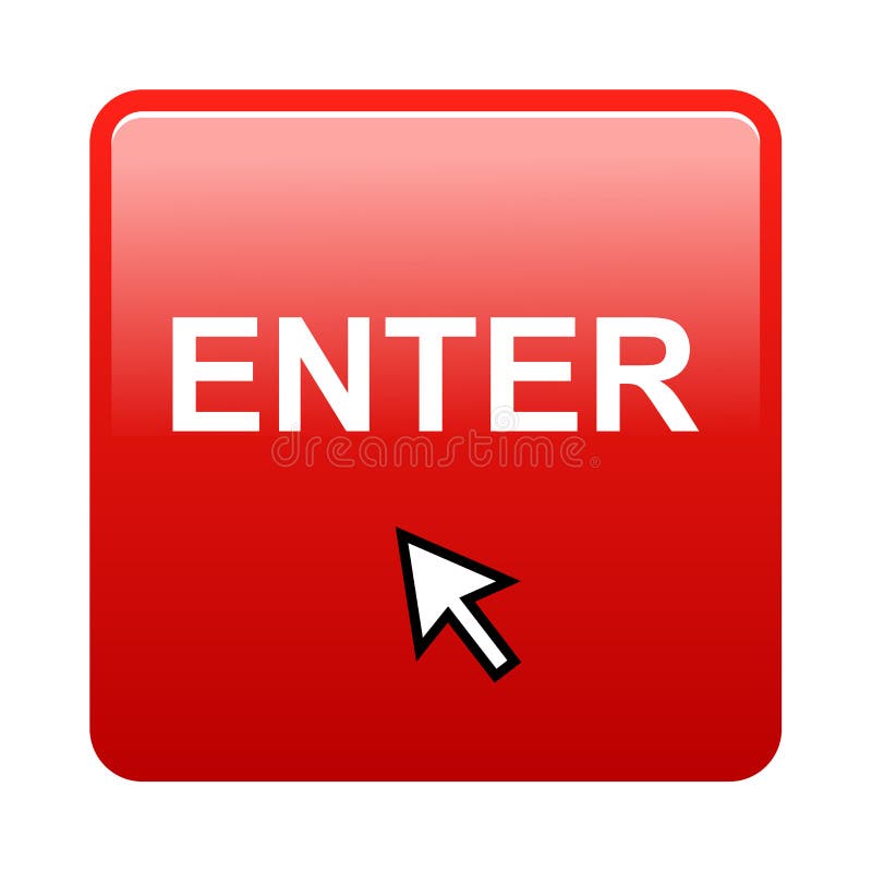 Enter button stock vector. Illustration of colors, concept - 157278440