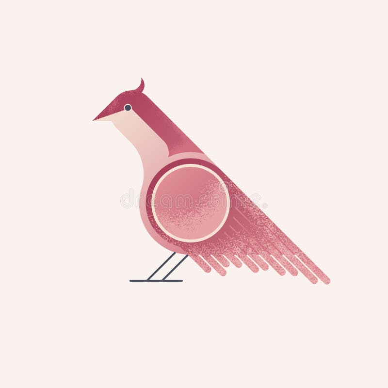 Abstract Geometric Bird, Grunge Design Stock Vector - Illustration of ...