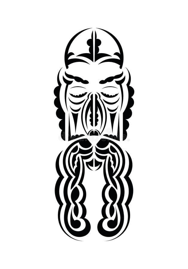 Samoan Drawing Warrior