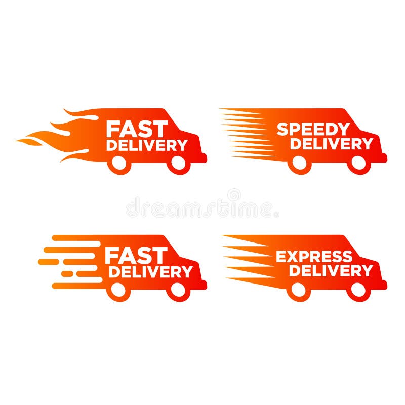 Vector Illustration of Express Delivery Icon. Stock Vector ...
