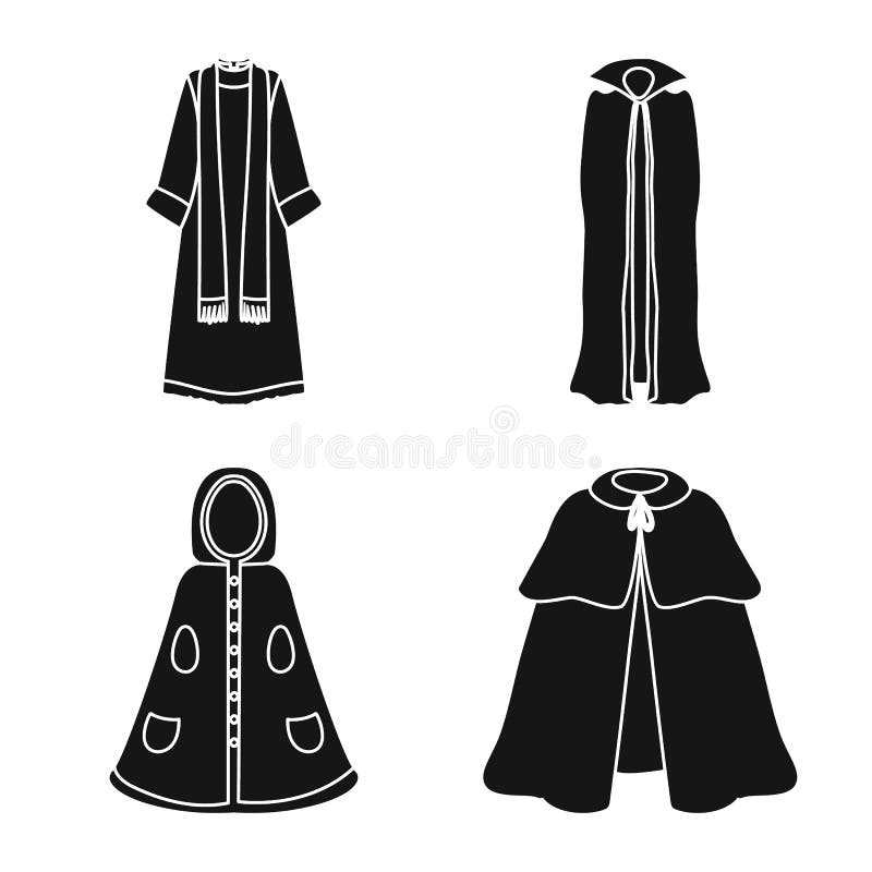 Vector Design of Fabric and Garment Icon. Set of Fabric and Clothes ...