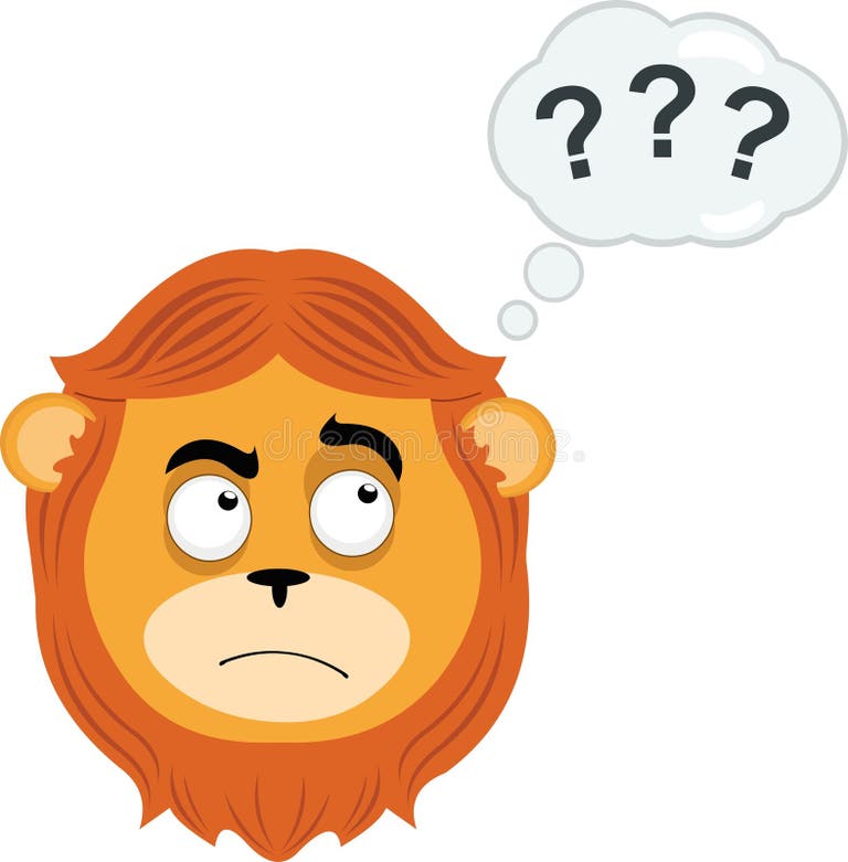 Lion Thinking Stock Illustrations – 568 Lion Thinking Stock ...