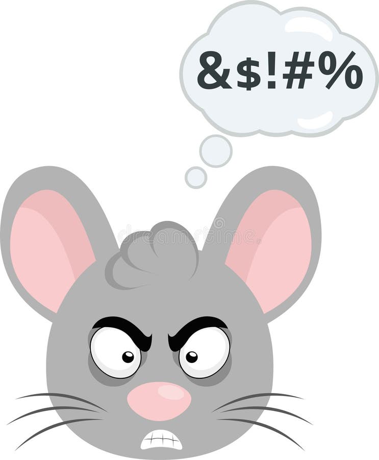 Angry Cartoon Mouse Stock Illustrations – 817 Angry Cartoon Mouse Stock ...