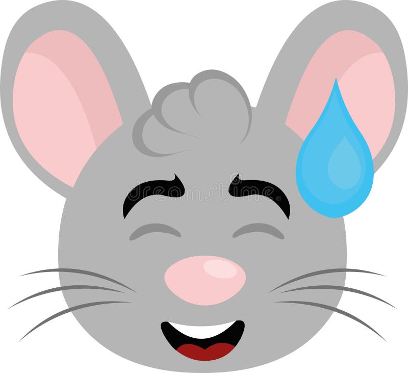 Head Mouse Expression Shame Stock Vector - Illustration of face, mammal ...