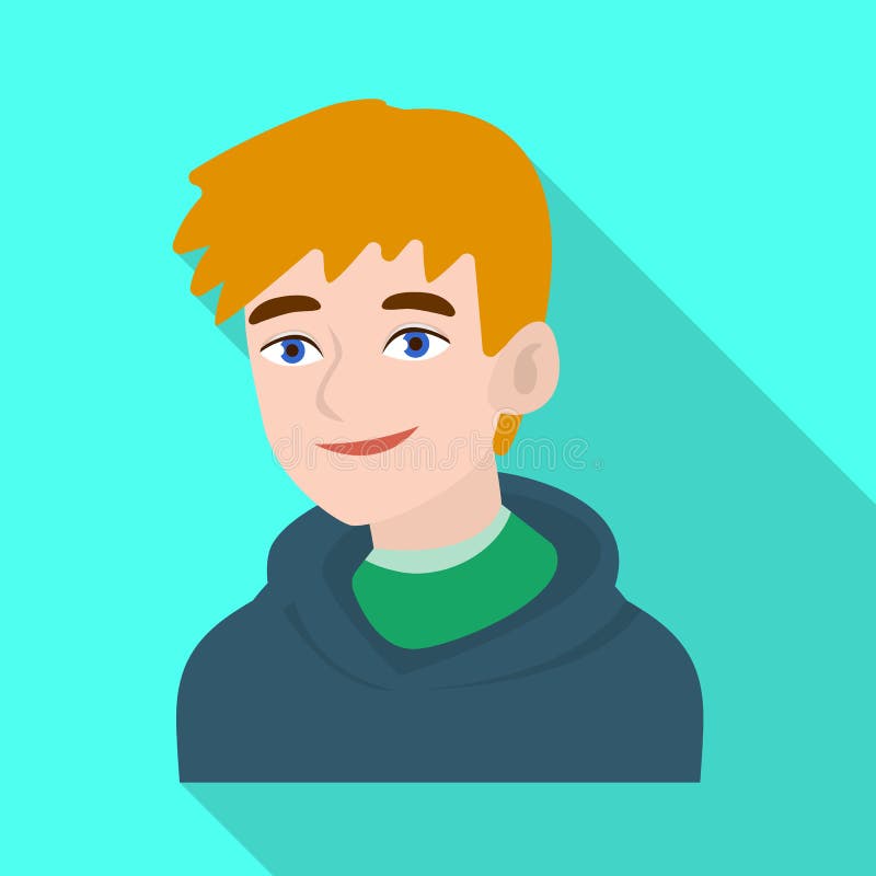 Vector Illustration of Face and Guy Symbol. Collection of Face and Head ...