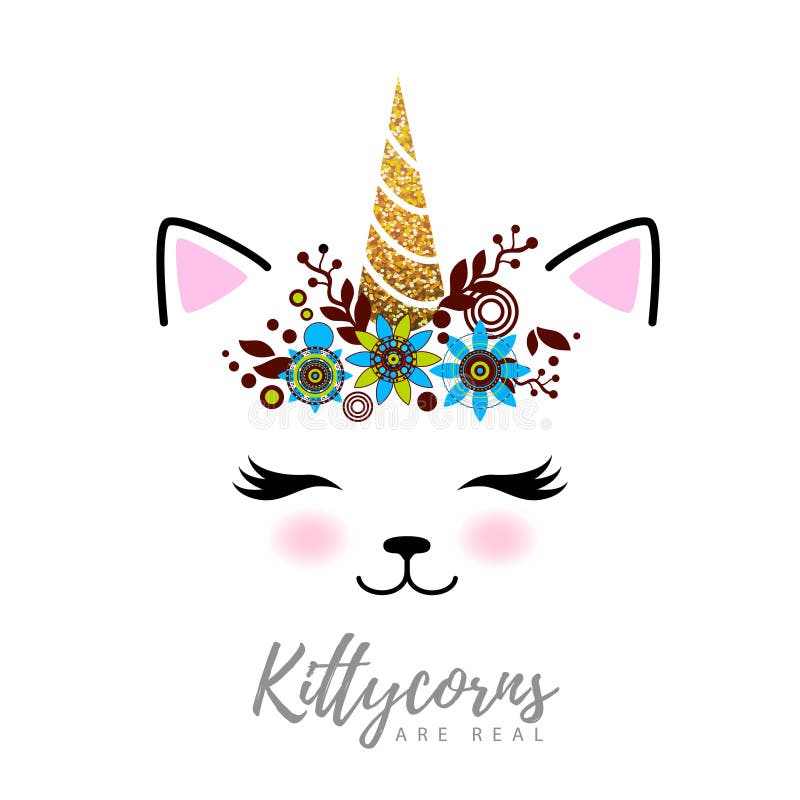 Kittycorn Stock Illustrations – 77 Kittycorn Stock Illustrations ...