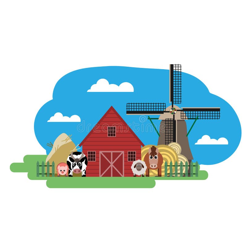 Cartoon Barnhouse Stock Illustrations – 79 Cartoon Barnhouse Stock ...