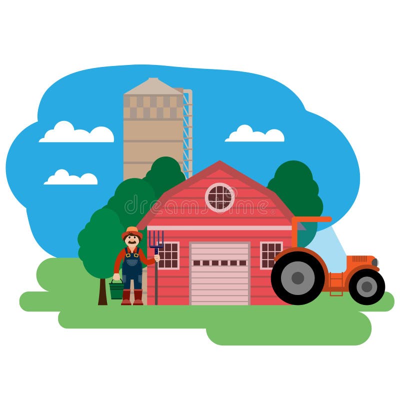 Cartoon Barnhouse Stock Illustrations – 81 Cartoon Barnhouse Stock ...