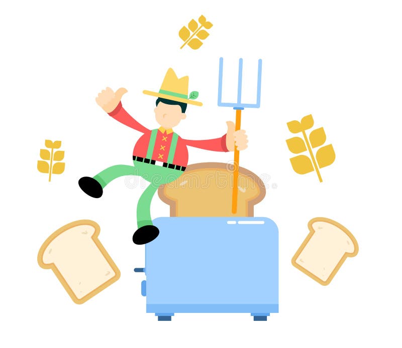 Cartoon Bread Maker Man Stock Illustrations – 59 Cartoon Bread Maker ...