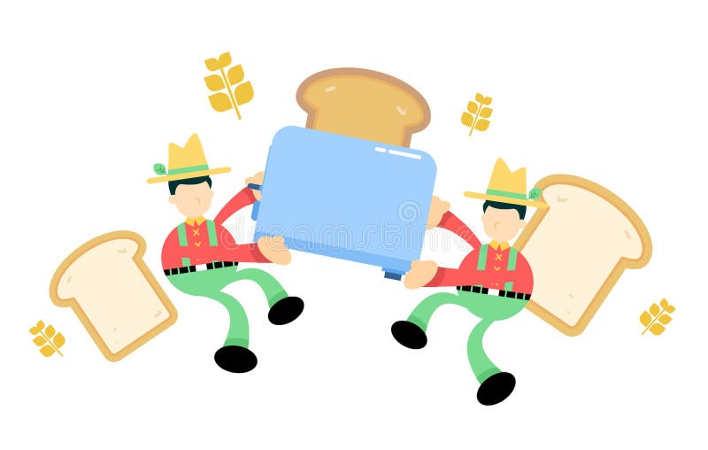 Cartoon Bread Maker Man Stock Illustrations – 59 Cartoon Bread Maker ...