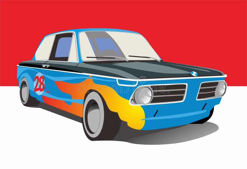 Vector Illustration Fast Car Stock Illustration - Illustration of fast ...