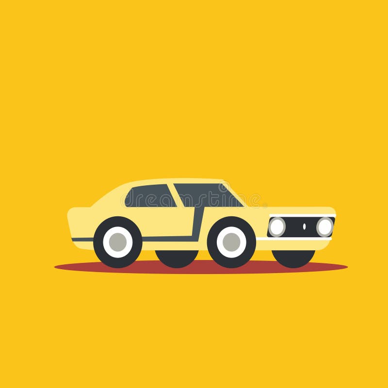 Vector Illustration Fast Car Stock Illustration - Illustration of fast ...