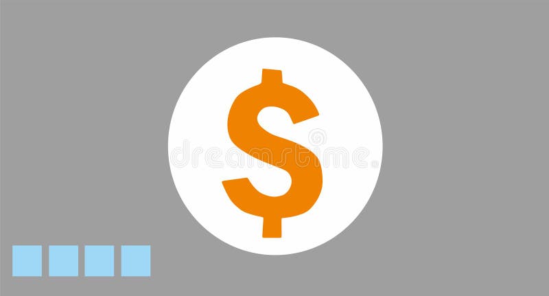 This Vector Illustration Features a Dollar Bill Symbol ($) Stock ...
