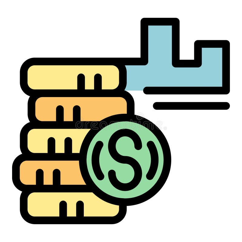 Key Unlocking Financial Success with Stack of Coins Representing Wealth ...