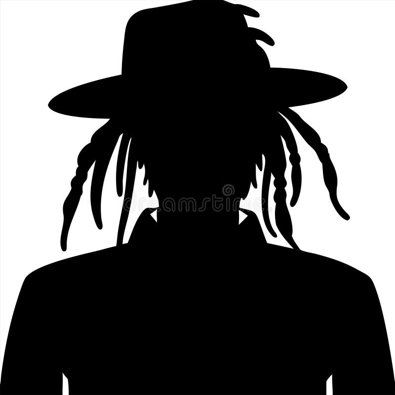Dreadlocks Silhouette Stock Illustrations – 605 Dreadlocks Silhouette ...
