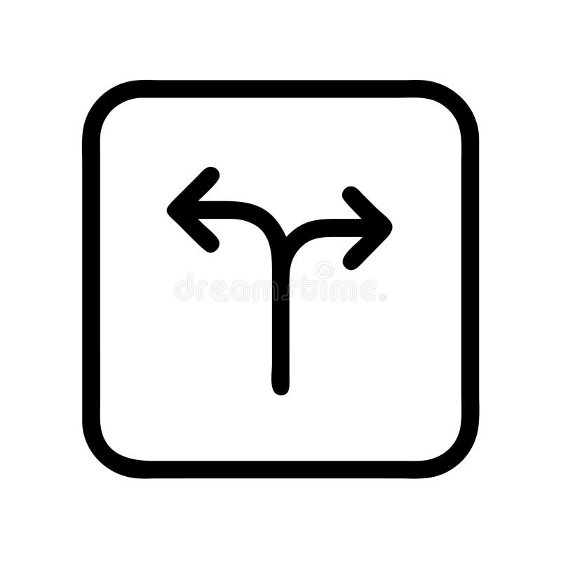 Black Arrow Directional Sign Vector for Navigation and Decision Making ...