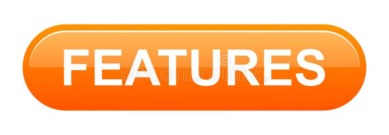 Features button stock vector. Illustration of advertising - 119570451