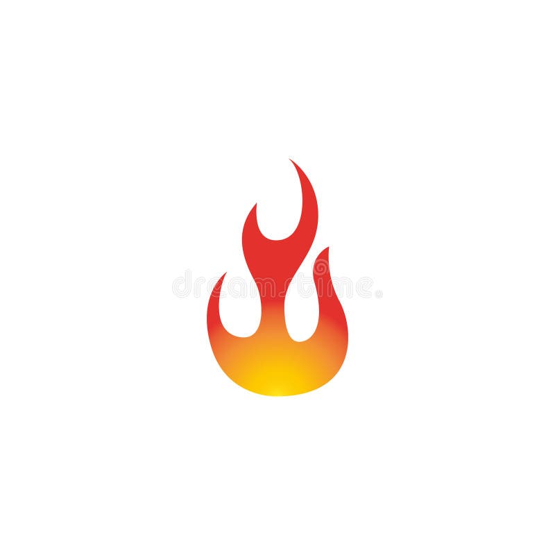 Vector Illustration of Fire for an Icon, Symbol or Logo Stock Vector ...