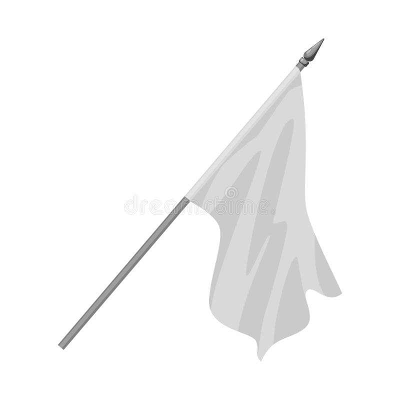 Vector Illustration of Flag and Cloth Icon. Collection of Flag and ...