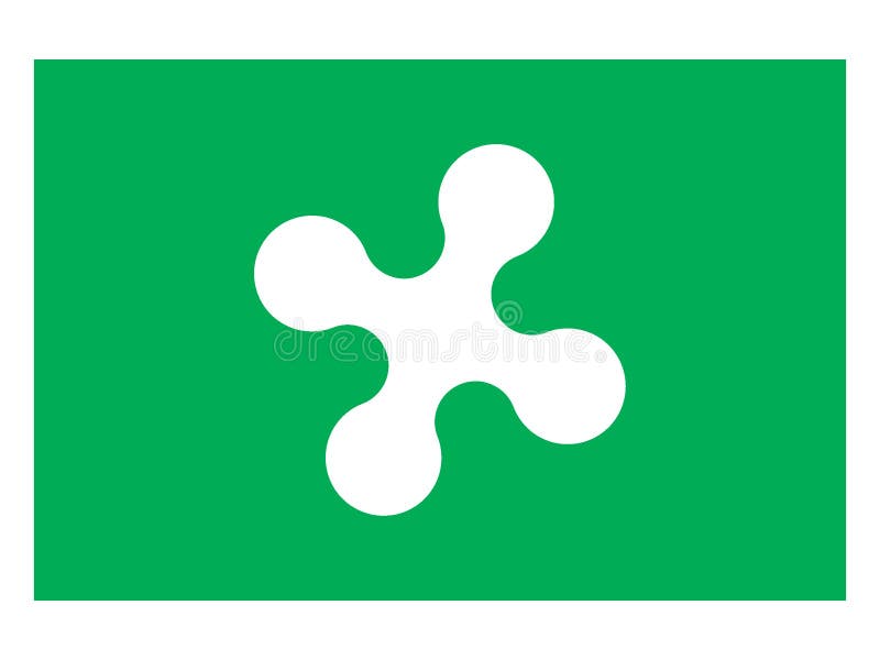 Flag of the Italian Region of Lombardy Stock Vector - Illustration of ...