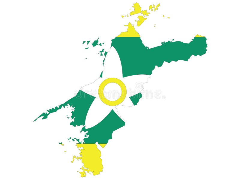 Flag of Iwate Prefecture stock vector. Illustration of nara - 191305590