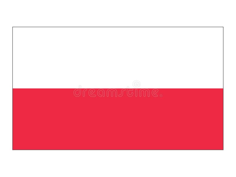 Flag of Poland stock vector. Illustration of mariana - 134371204