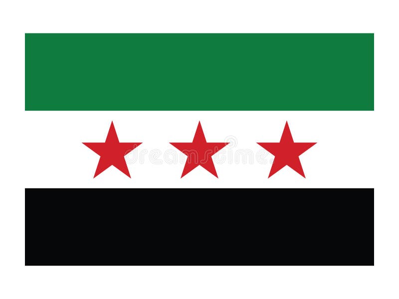 Independence Flag of Syria stock vector. Illustration of independence ...