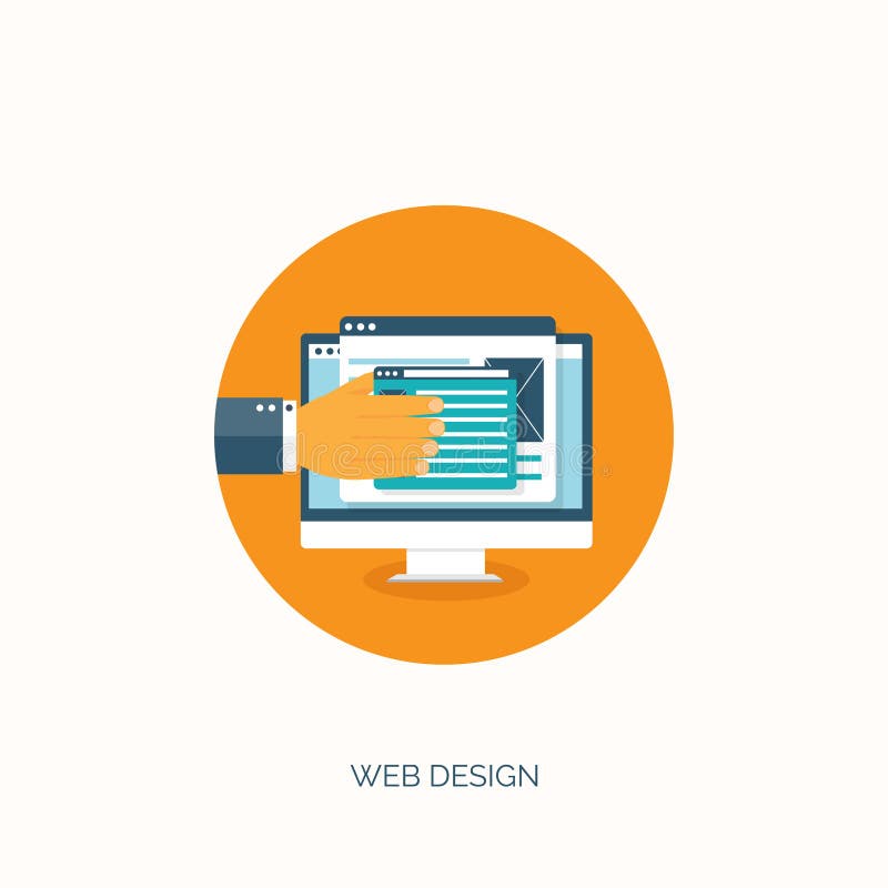 Programming Coding Concept Flat Background Vector Stock Illustrations 7272 Programming Coding