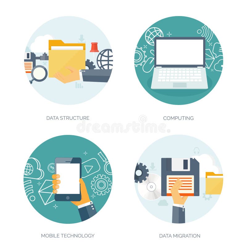 Vector Illustration. Flat Background. Coding Programming SEO. Search Engine Optimisation Stock ...