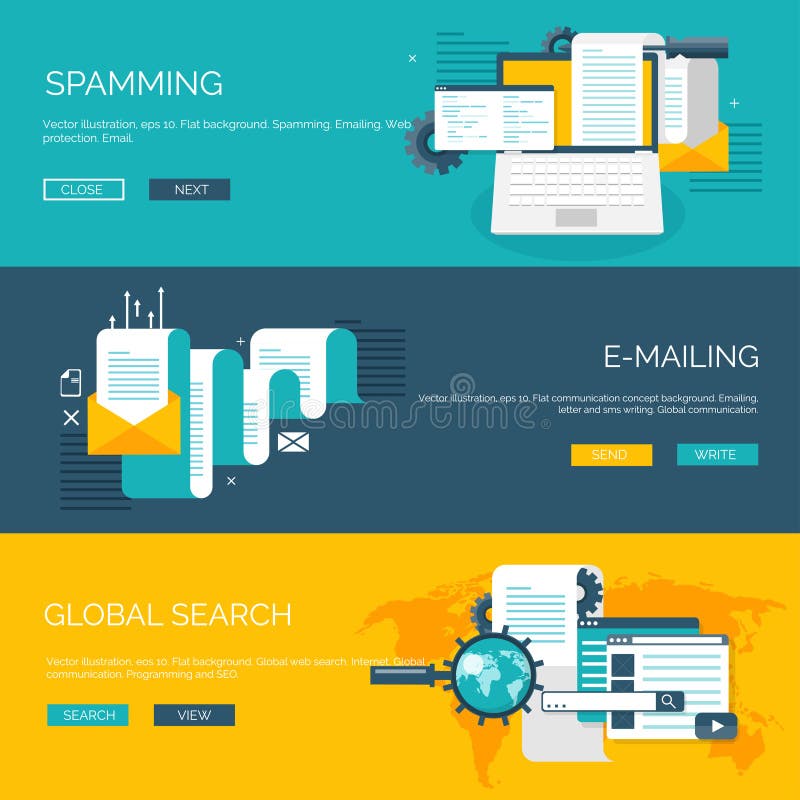 Programming Coding Concept Flat Background Vector Stock Illustrations 7272 Programming Coding