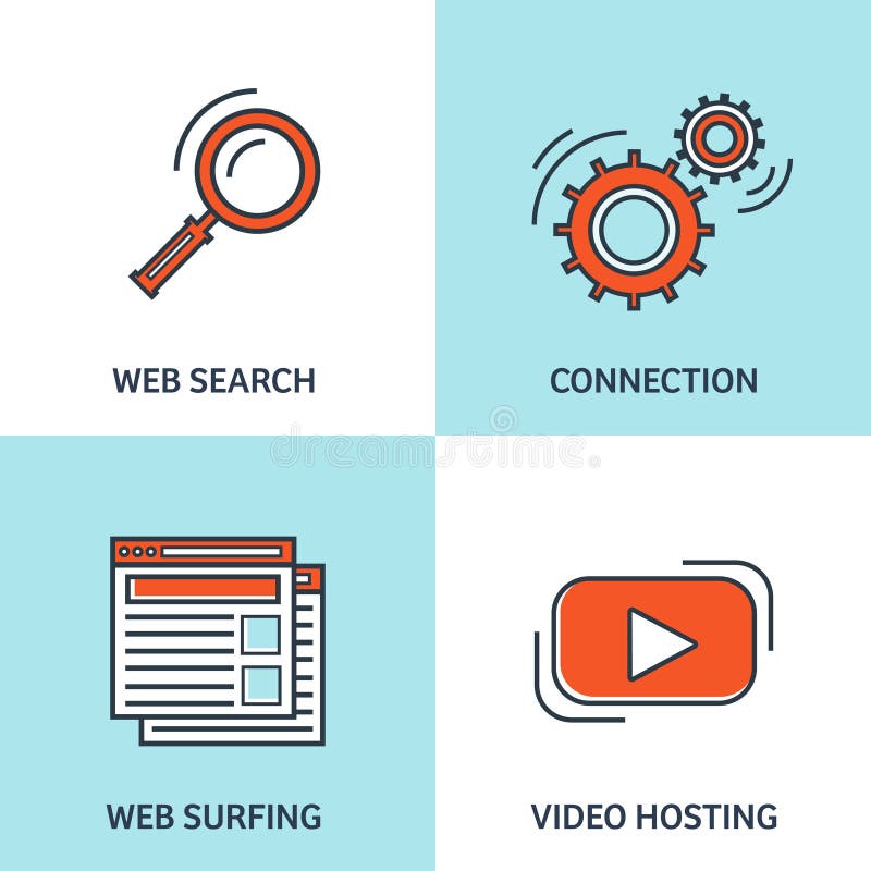 Vector Illustration. Flat Background. Coding, Programming. SEO. Search Engine Optimization Stock ...