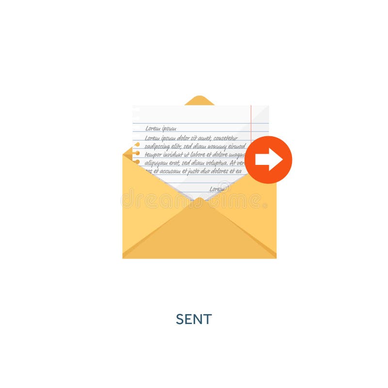 Vector Illustration. Flat Background with Letter. Emailing Concept ... Vector Illustration. Flat Background with Letter. Emailing Concept ...
