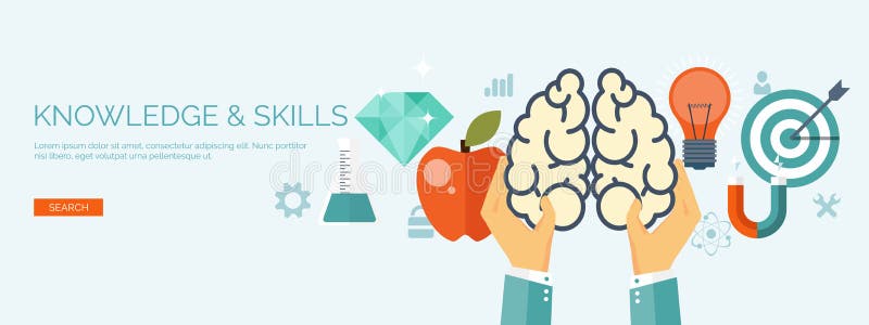 Vector Illustration. Flat Backgrounds Set. Distance Education,learning ...