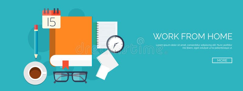 Vector Illustration. Flat Backgrounds Set. Distance Education,learning ...