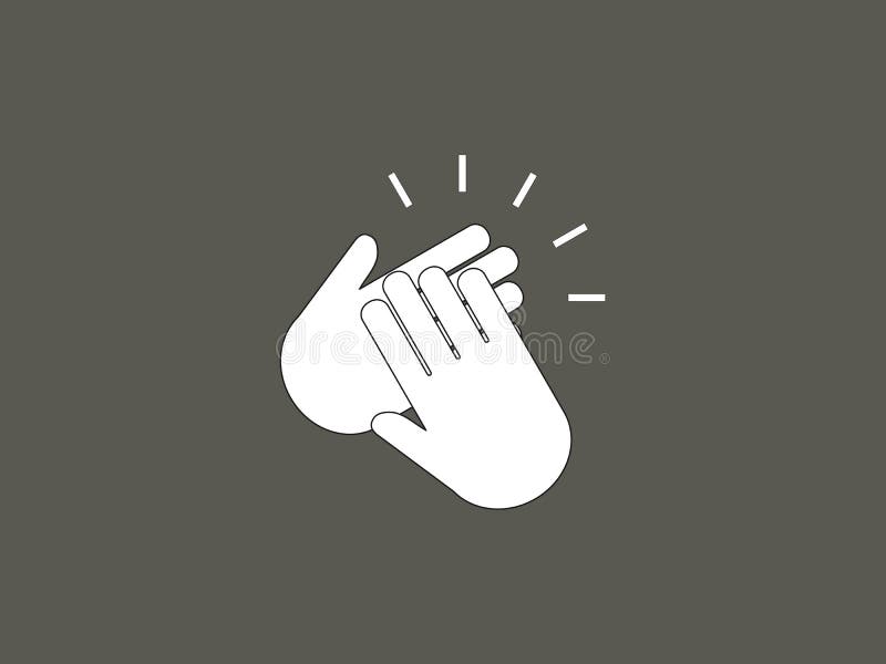 Applause, Clap Hands, Ovation Icon. Vector Illustration, Flat Design ...