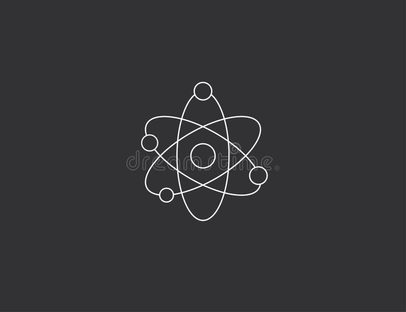 Atom, Science, Molecule, Nucleus Icon. Vector Illustration. Flat Design ...