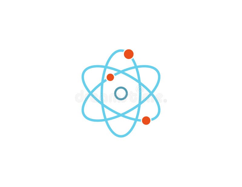 Atom, Science, Molecule, Nucleus Icon. Vector Illustration. Flat Design ...