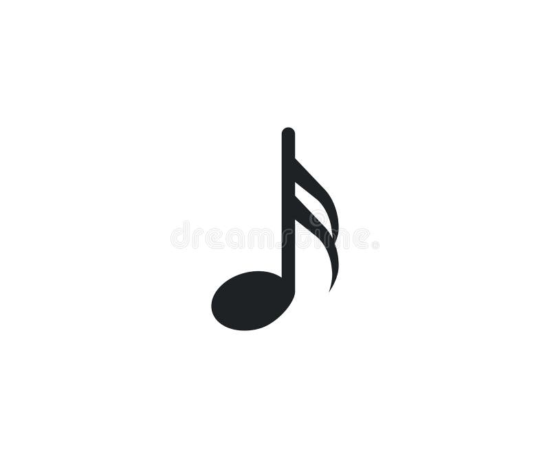 Audio, Music Note, Notes Icon. Vector Illustration, Flat Design Stock ...