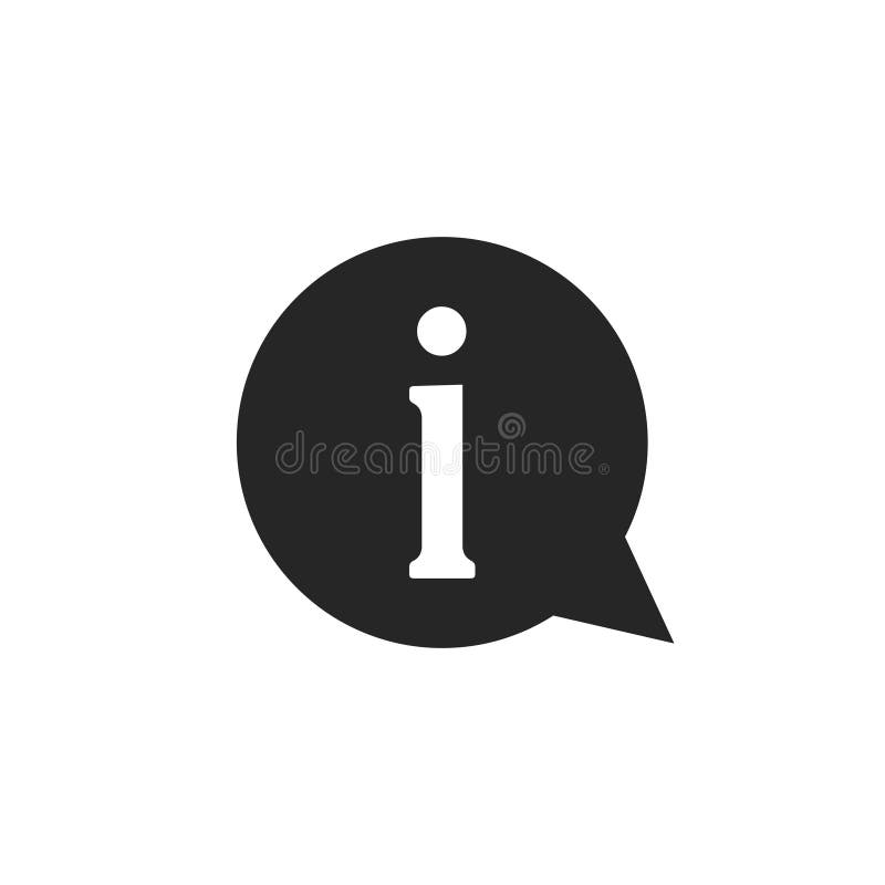 Information, Info Icon. Vector Illustration, Flat Design Stock ...